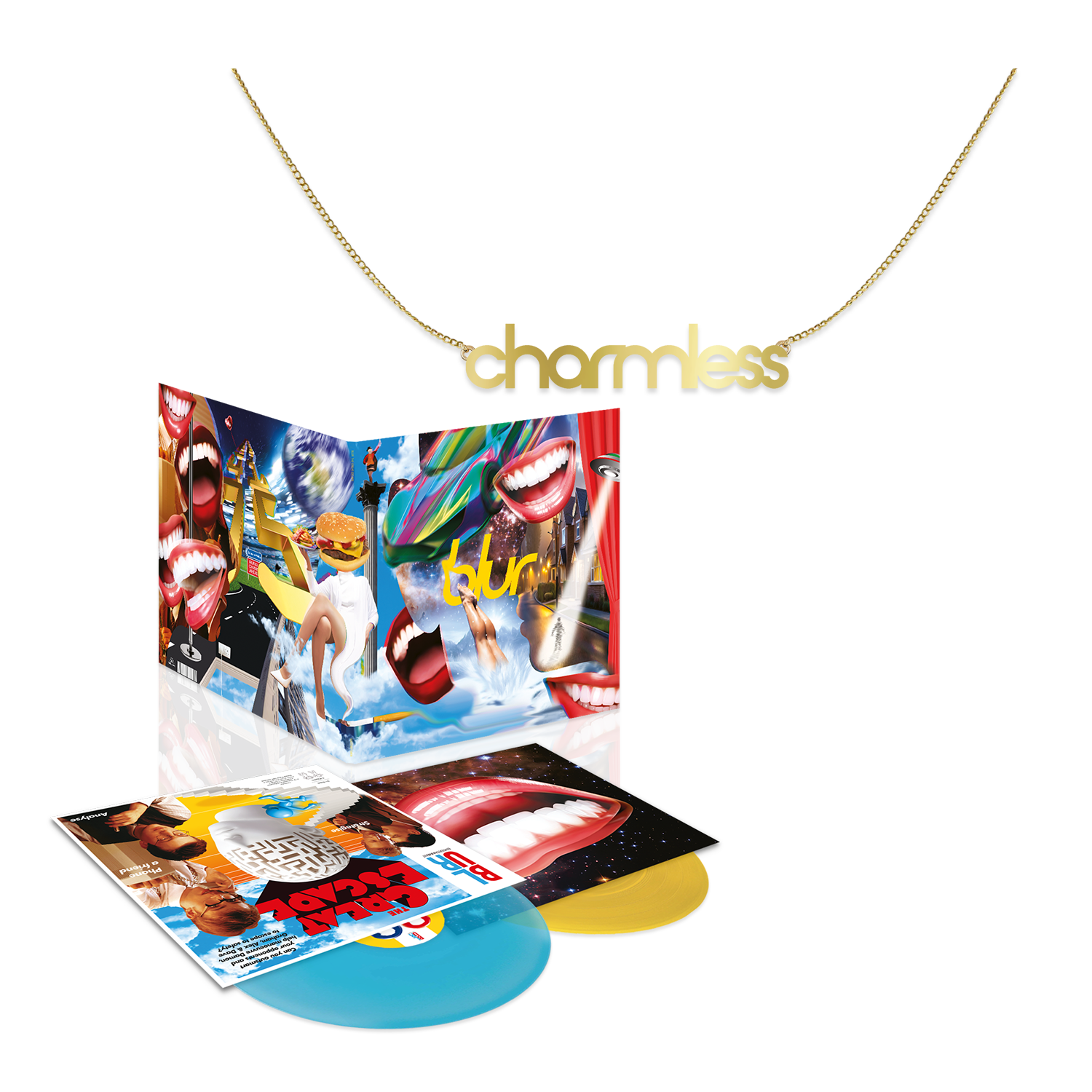 The Great Escape Vinyl & Necklace Bundle | Blur – Warner Music ...