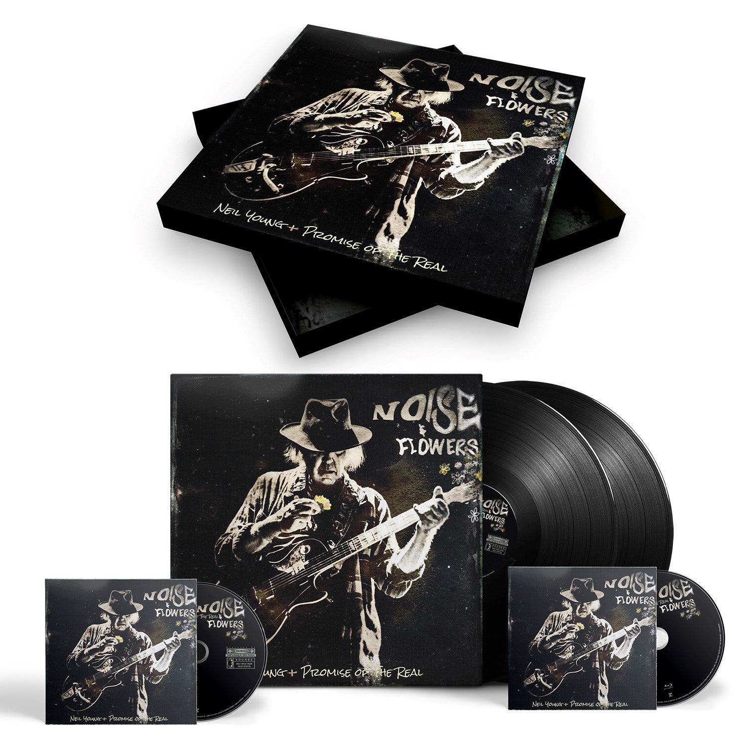 Noise Flowers Deluxe Edition Box Set LP CD Bluray Neil Young Noise Flowers Deluxe Edition Box Set LP CD Bluray Neil Young