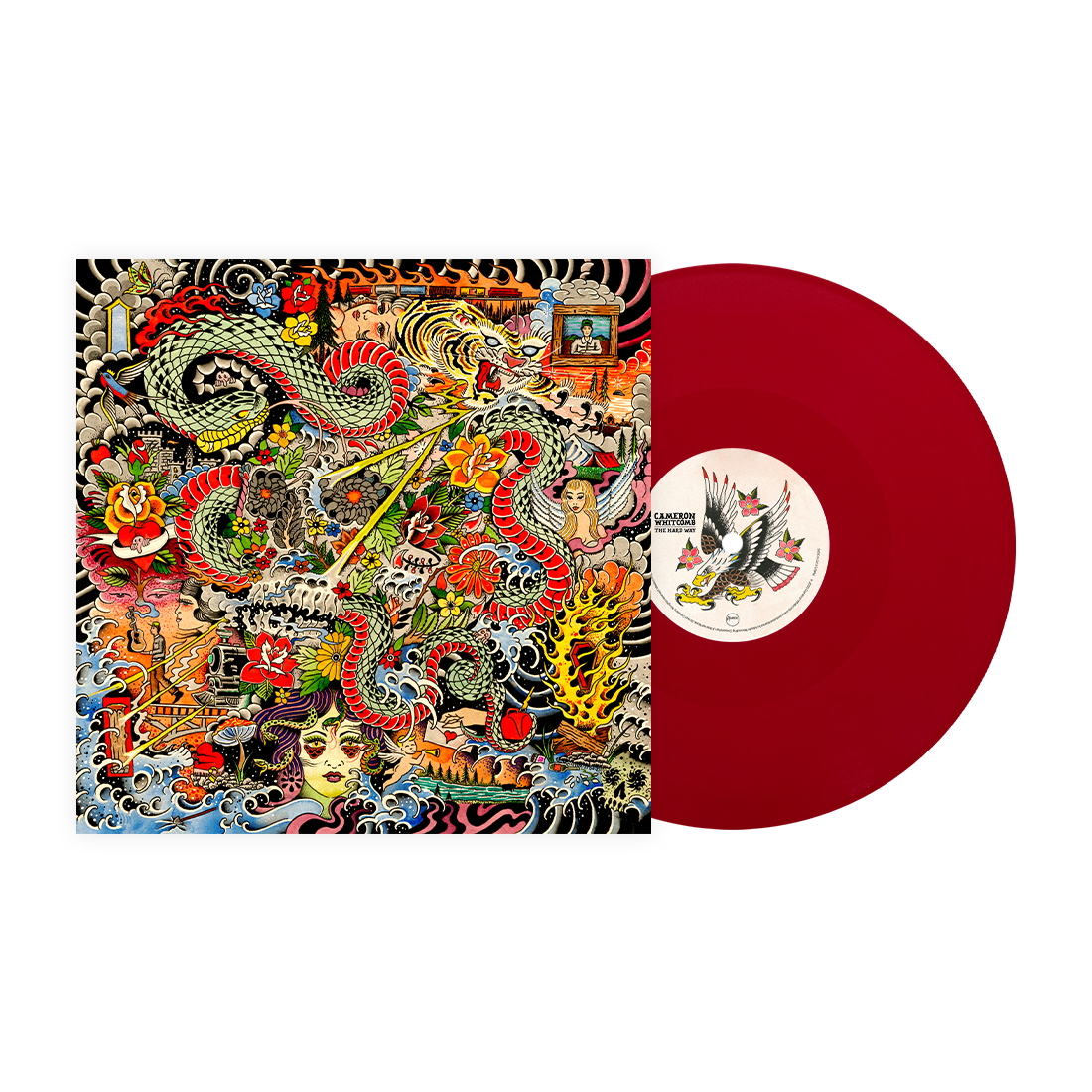 The Hard Way - Rusty Red Vinyl | Cameron Whitcomb – Warner Music ...