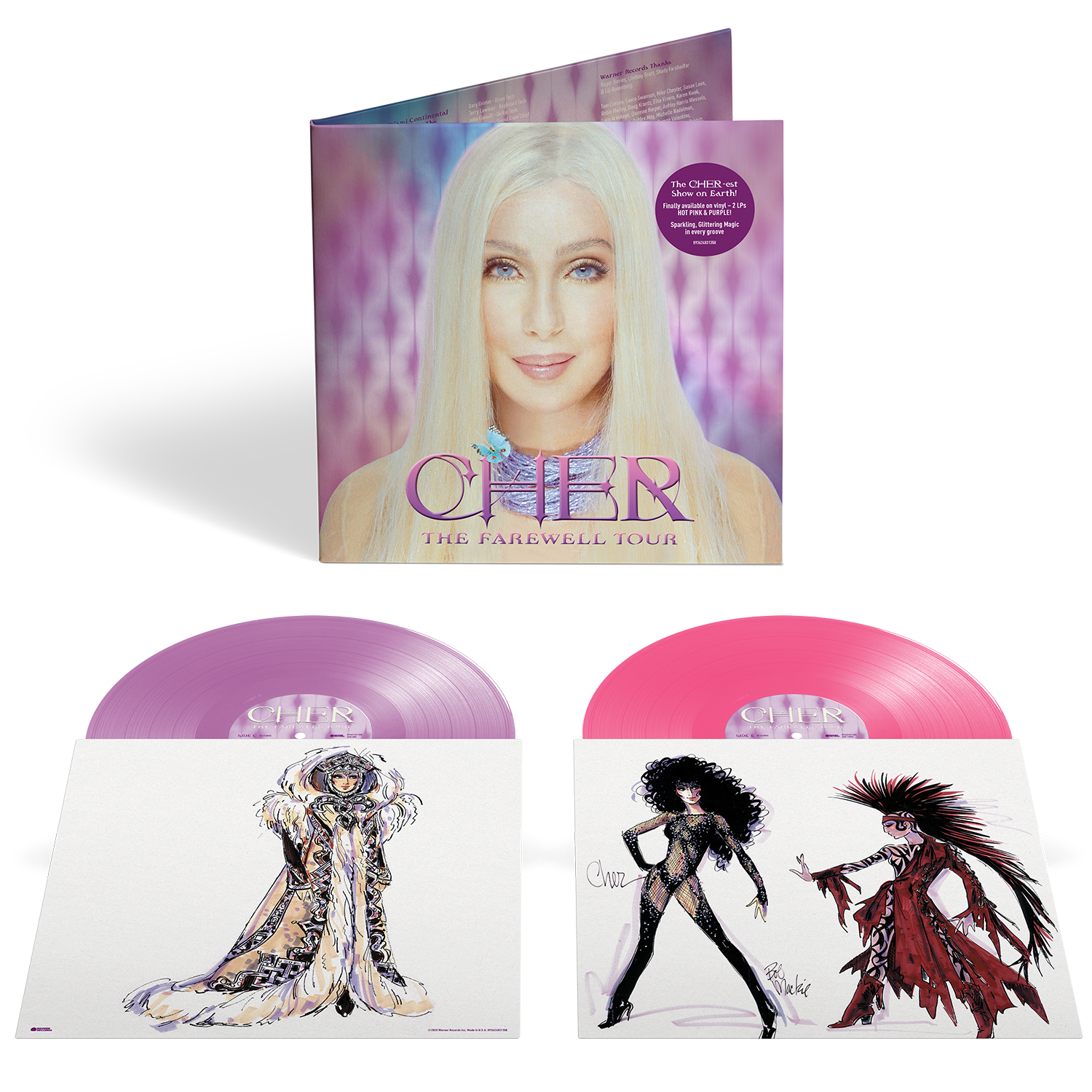 The Farewell Tour (Hot Pink & Purple 2LP) | Cher – Warner Music ...