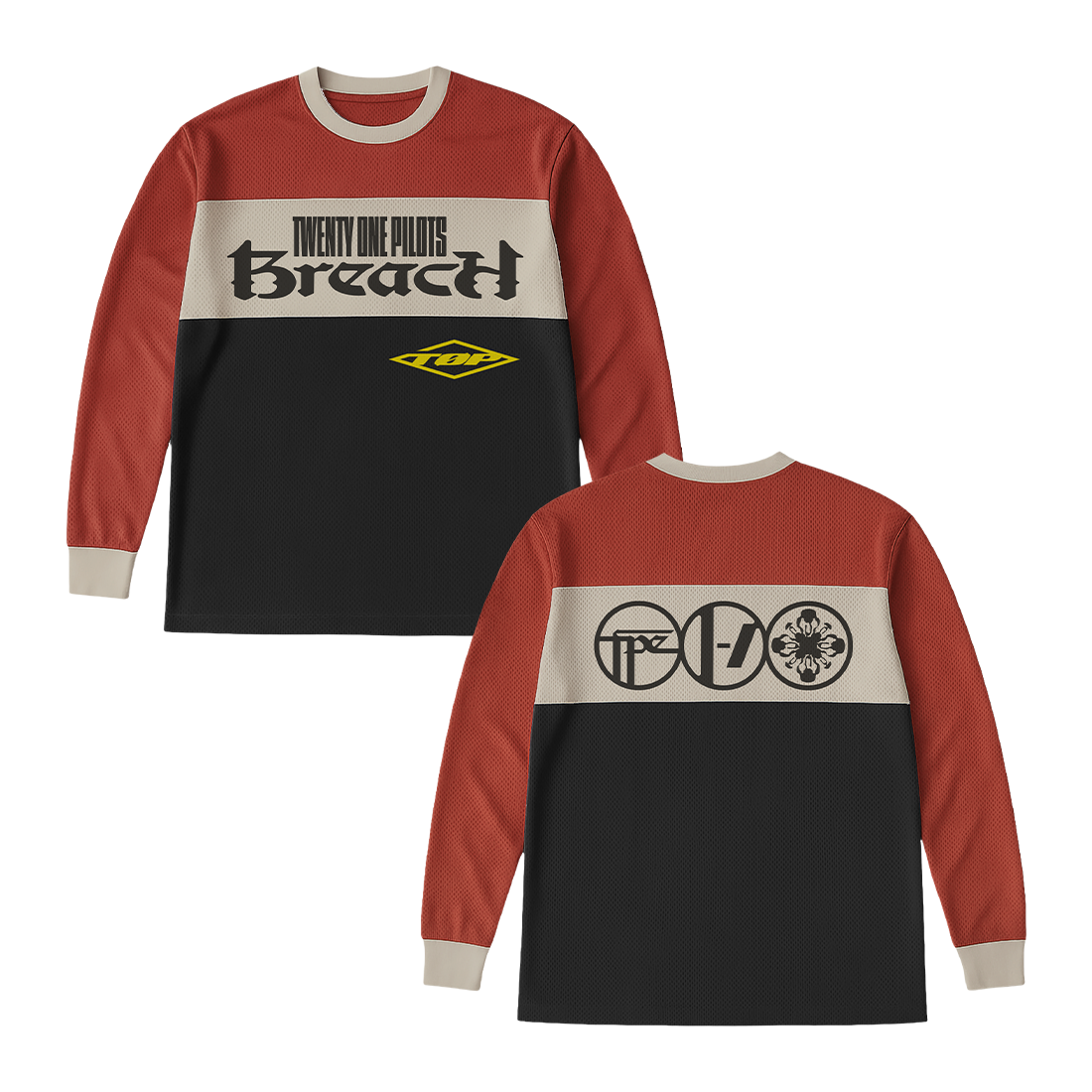 Breach Jersey Long Sleeve | Twenty One Pilots – Warner Music ...