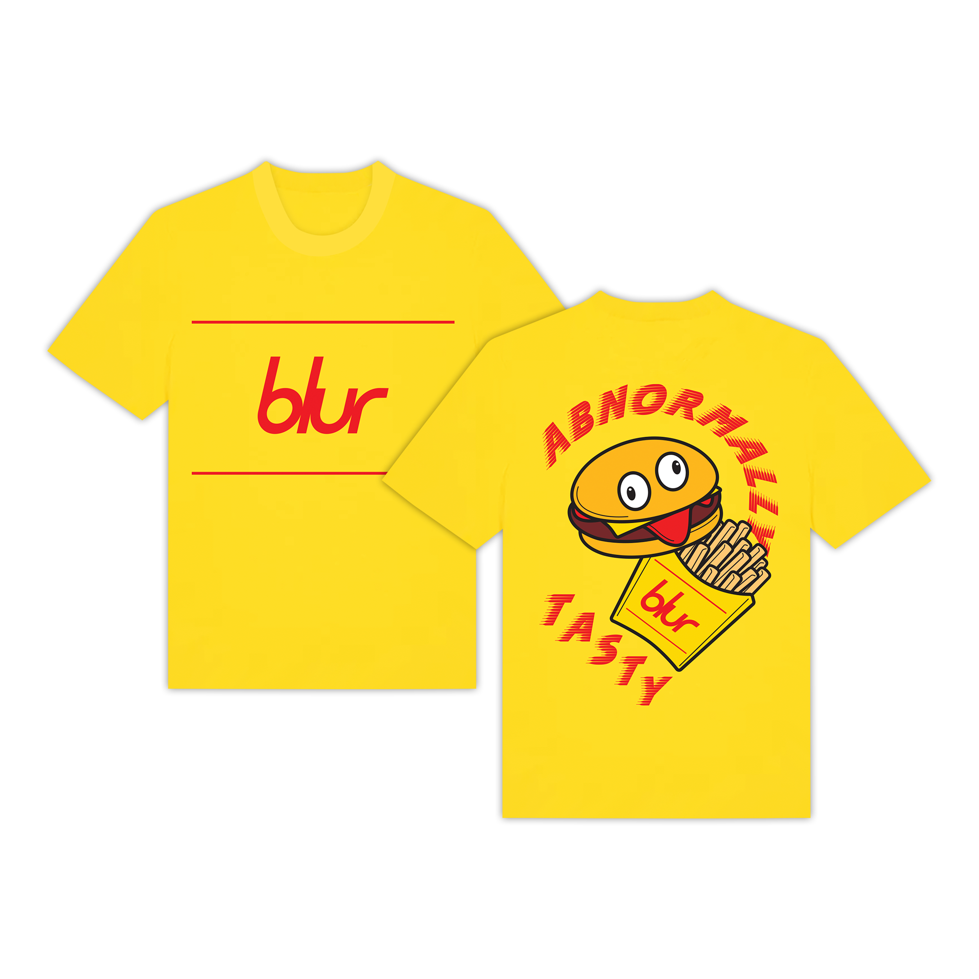 Dan Abnormal Tee - Yellow | Blur – Warner Music Australasia Store