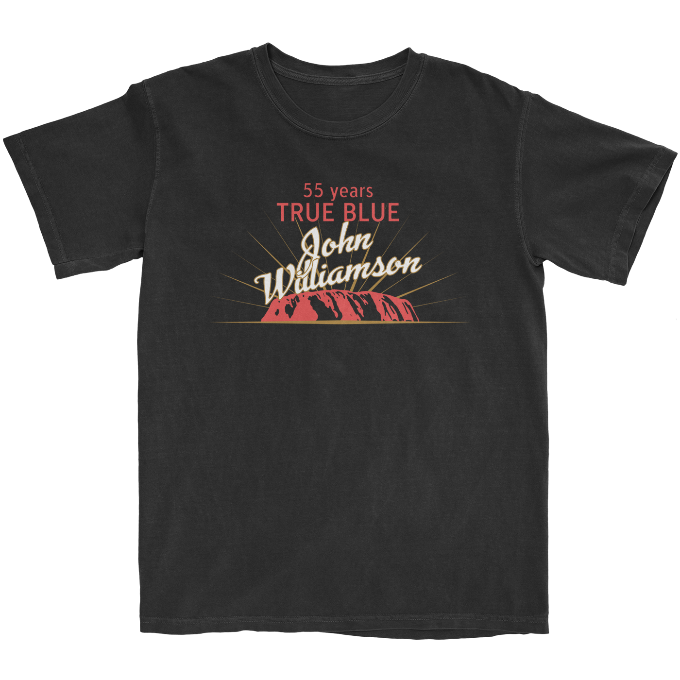 55 Years of True Blue T-Shirt | John Williamson – Warner Music ...
