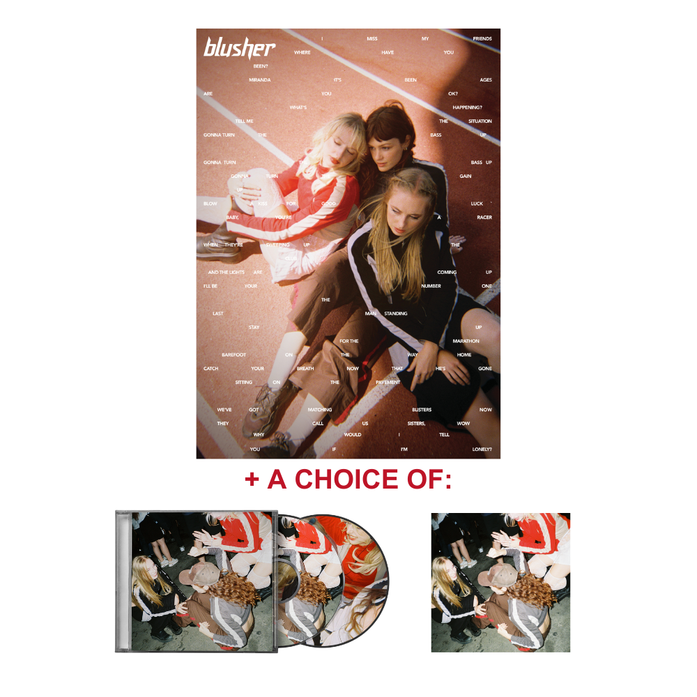 'rager' Signed Poster Bundle | Blusher – Warner Music Australasia Store