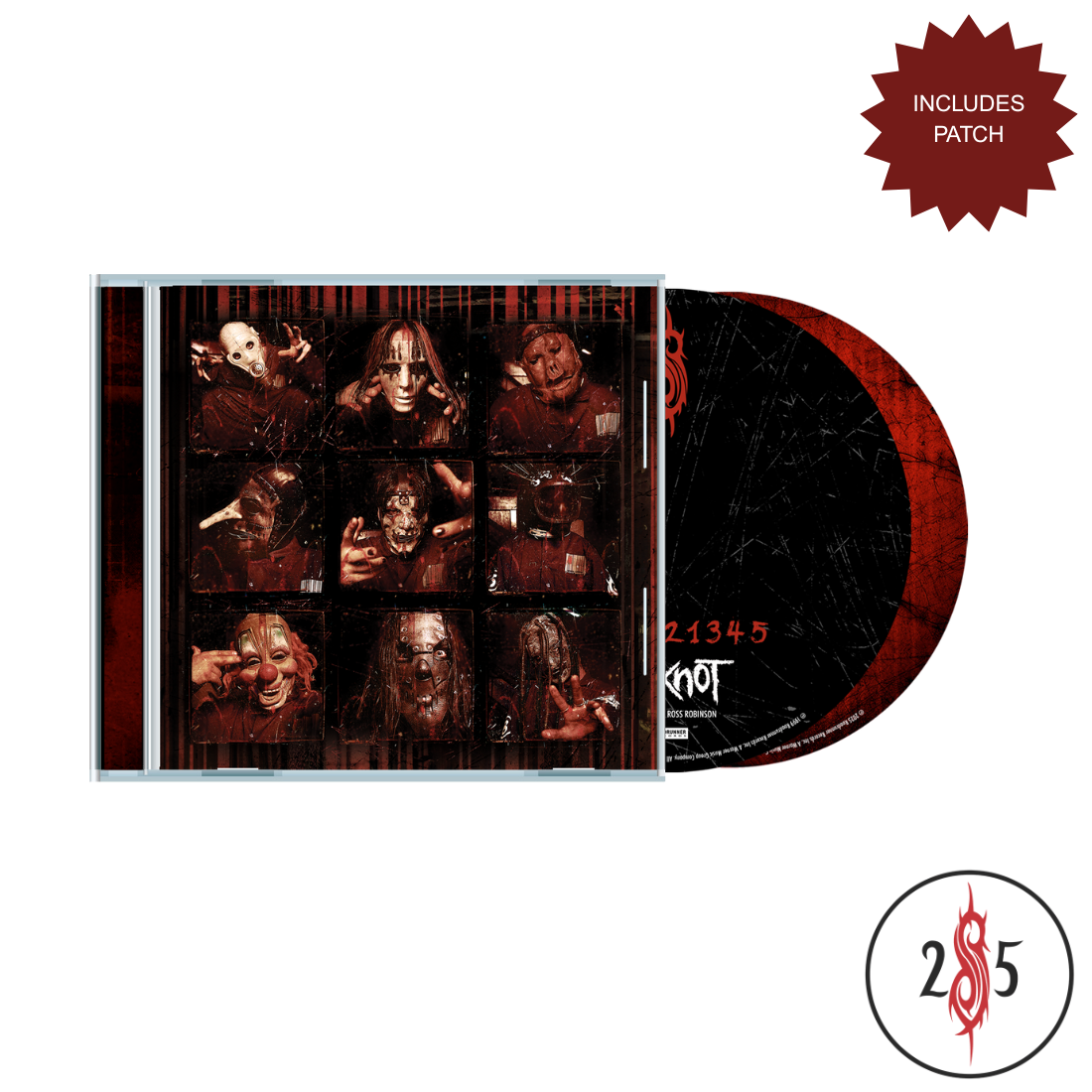 Slipknot (25th Anniversary Edition) CD with Patch | Slipknot – Warner Music Australia Store