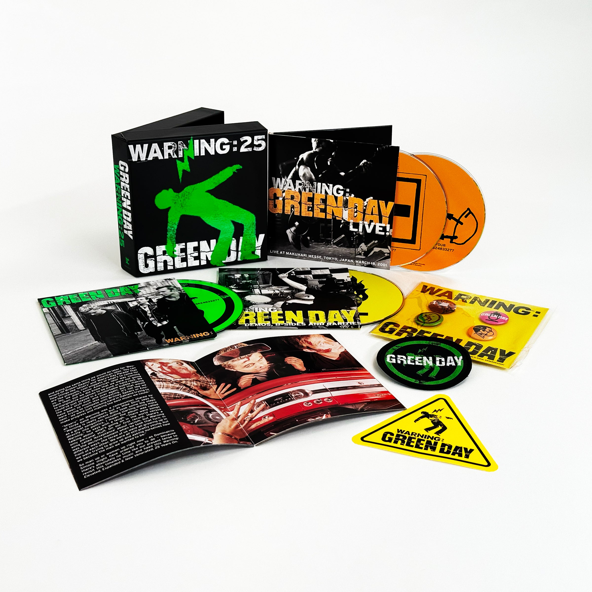 Warning 25th Anniversary Deluxe Edition CD | Green Day – Warner Music ...