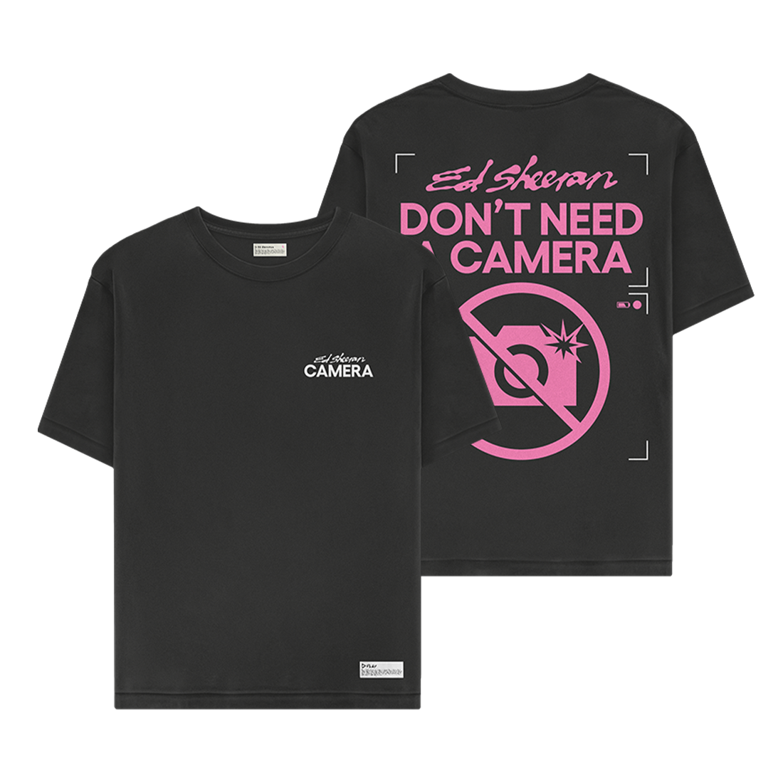 Camera T-Shirt | Ed Sheeran – Warner Music Australia Store